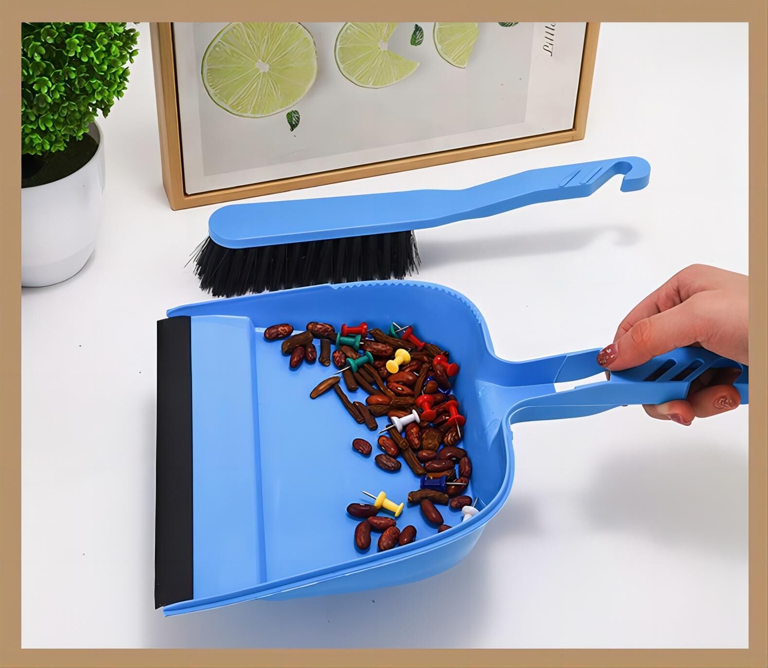 Buy Wholesale China Daily Essential Desktop Mini Bush Dustpan For Home ...