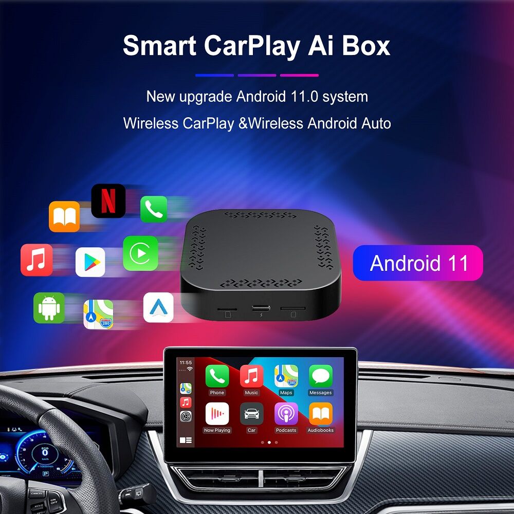 Multi-function Smart Carplay Box Universal Carplay Android Ai Box Wired ...