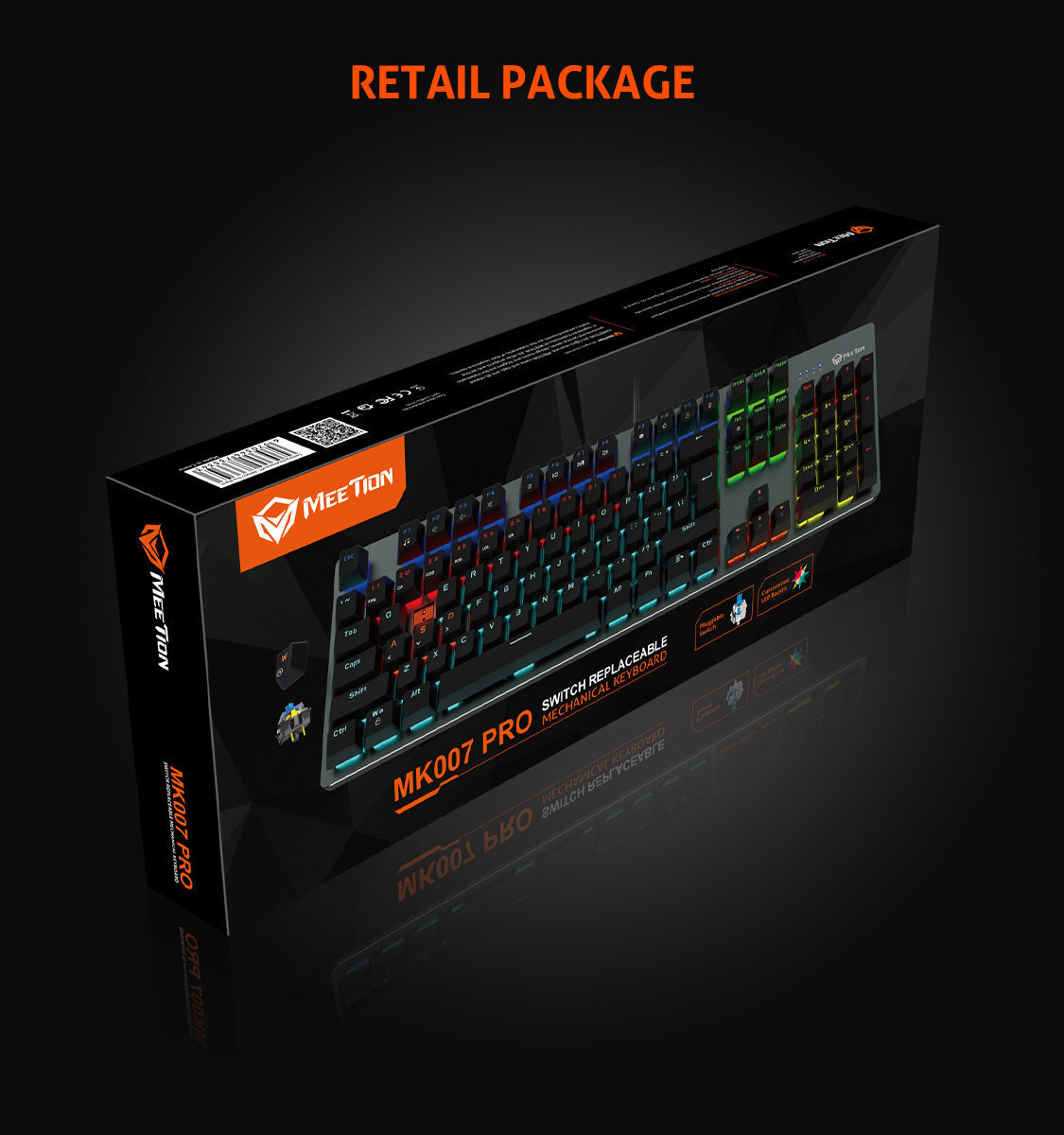 Buy Wholesale China Meetion Mt-mk007 Pro Usb 104 Keys Mini Wired Rgb ...