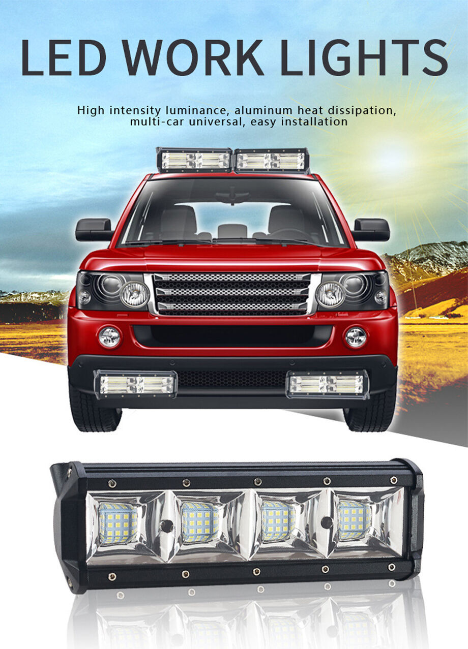 Buy Wholesale China Spot Light 108w Rectangle Headlight Car Accessory Front Light Headlamp Led ...