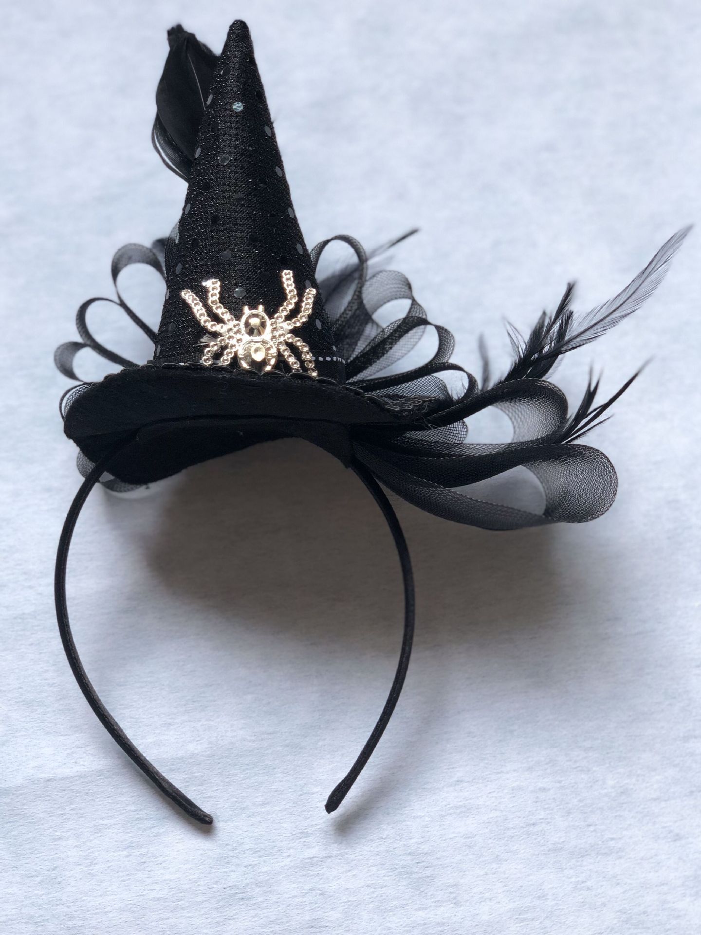 Wholesale Children's Halloween Headband With Witch Hat Spider ...