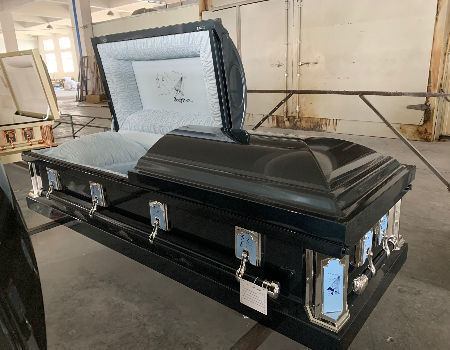 2021 Metal Casket American Style Casket Top Quality Steel Metal Funeral ...