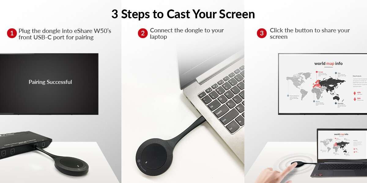 Buy Wholesale China Eshare W50 4k Wireless Presentation System W/ Byod ...