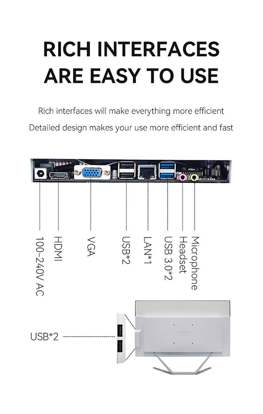 Buy Wholesale China 23.8" 24'' All In One Pc Intel Core I7/i5/i3 ...