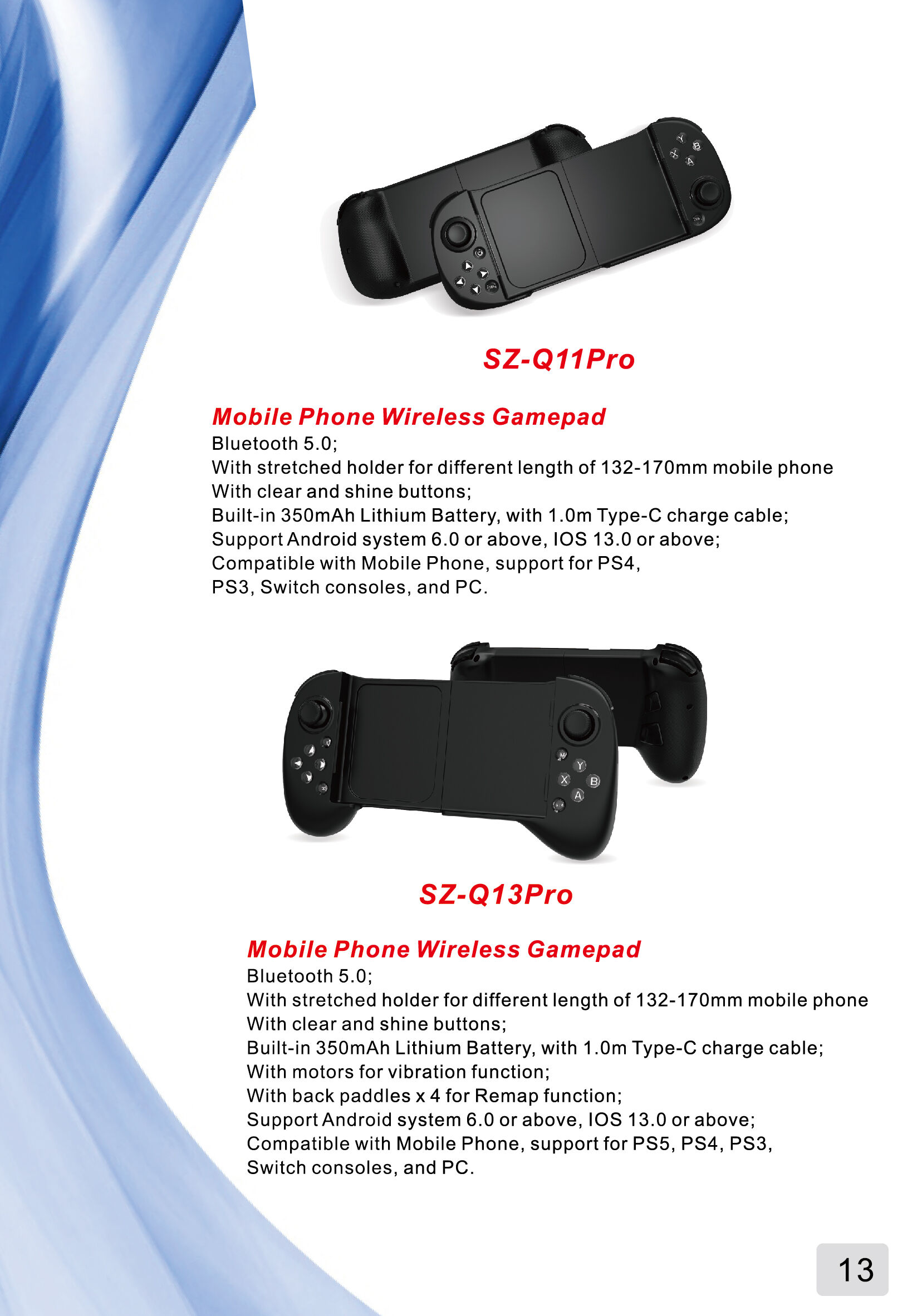 Buy Wholesale China Factory Mobile Phone Wireless Gamepad With ...
