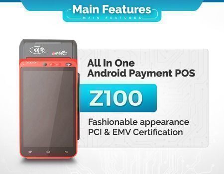 Buy Wholesale China Capacitive Touch Screen Portable Android Biometric Pos Terminal With ...