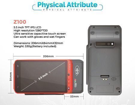 Buy Wholesale China Capacitive Touch Screen Portable Android Biometric ...