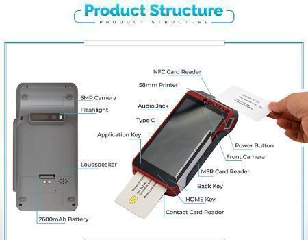 Buy Wholesale China Capacitive Touch Screen Portable Android Biometric ...