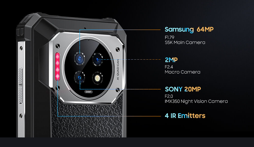 Buy Wholesale China Oukitel Wp19 Rugged Smartphone 21000mah 8g +256g Mobile Phone Night Vision ...