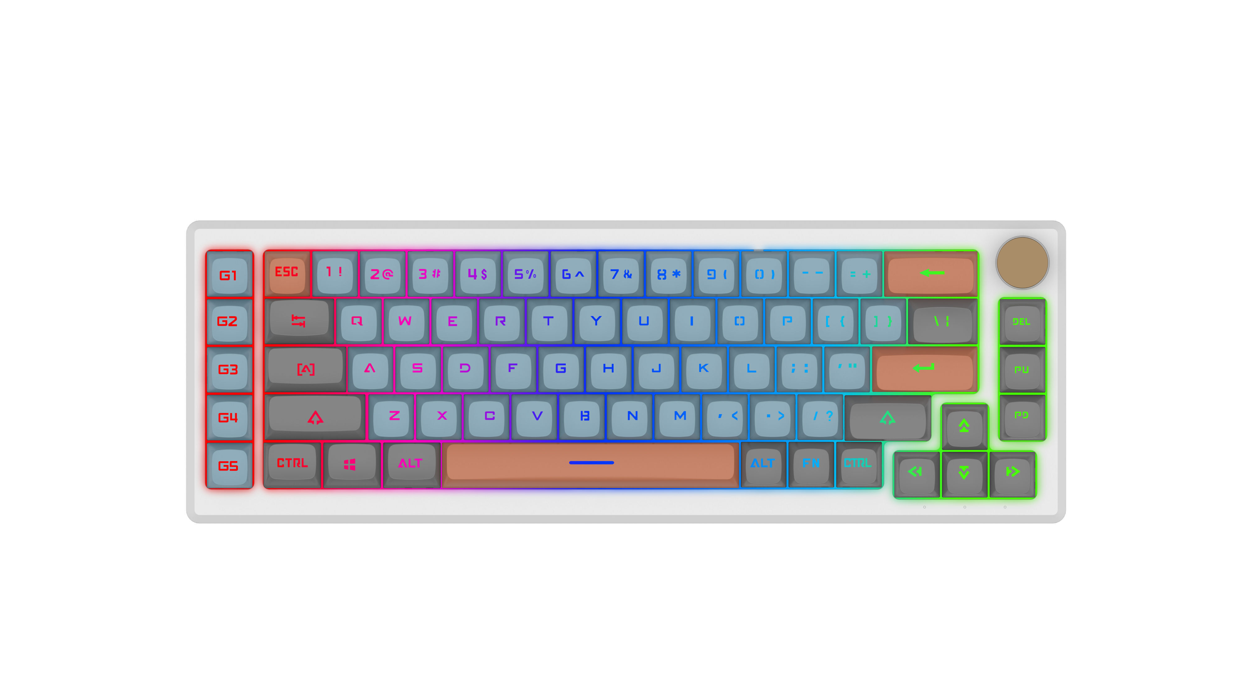 Buy Wholesale China Factory Price 72 Keys Rgb Blue Red Brown Switch ...