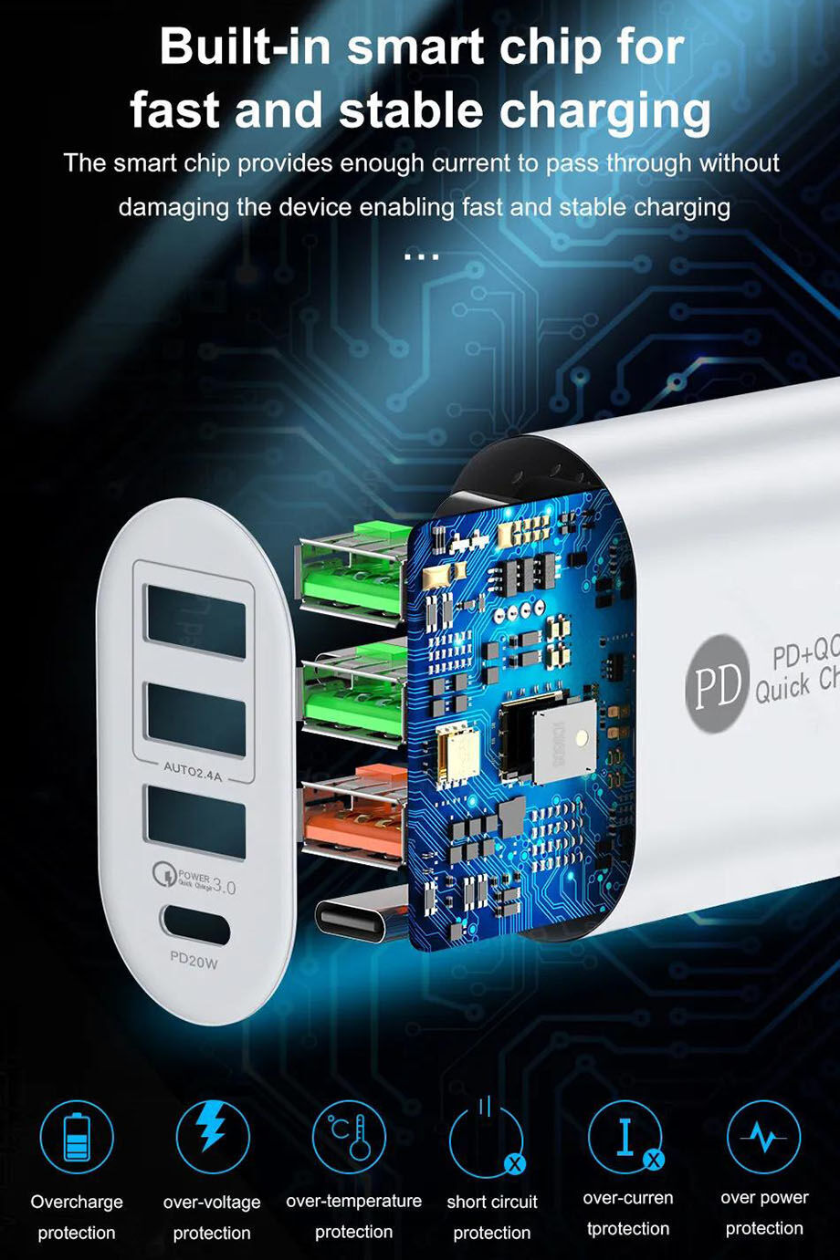 Buy Wholesale China Multifunction Phone Charger Universal Fast Charging ...