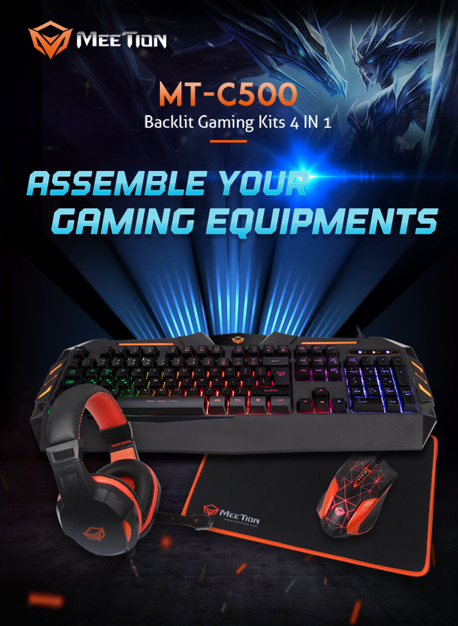 Buy Wholesale China Meetion Mt-c500gaming Keyboard And Mouse Good ...