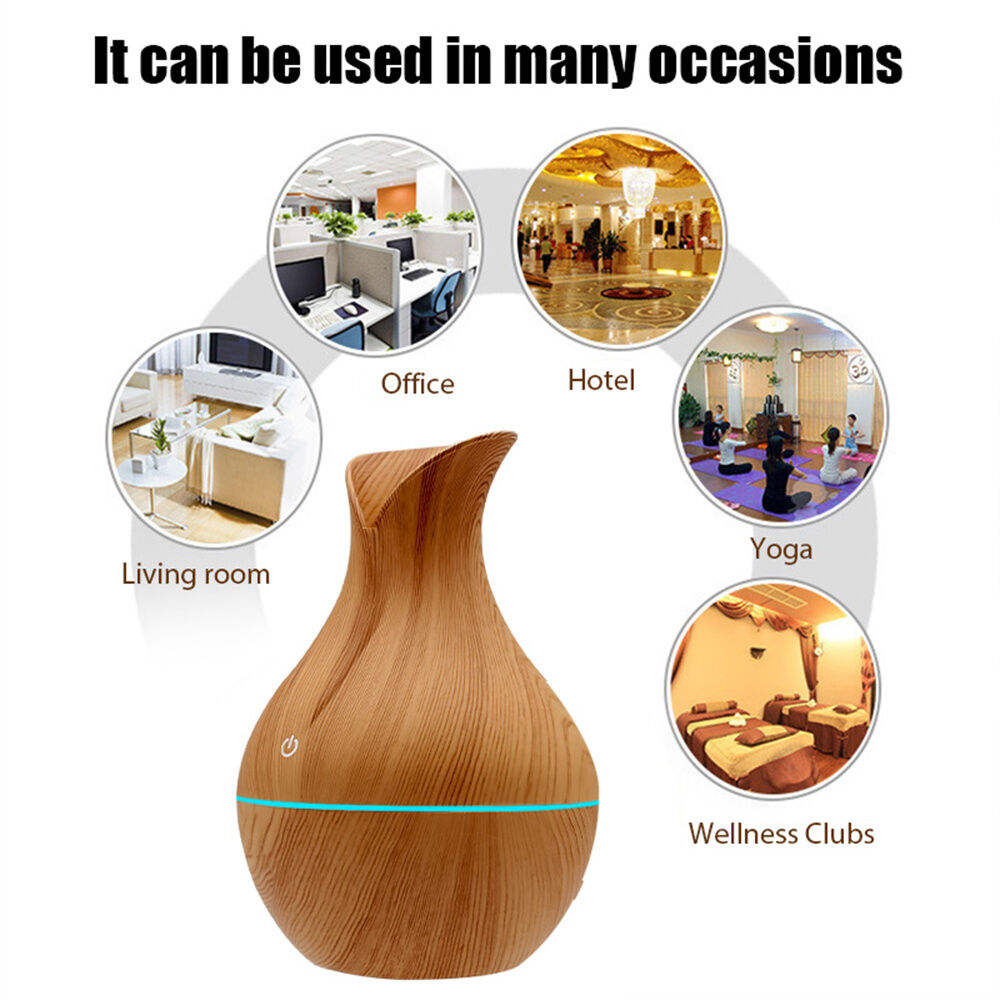 Buy Wholesale China Essential Oil Diffuser Creative Wood Grain Vase ...