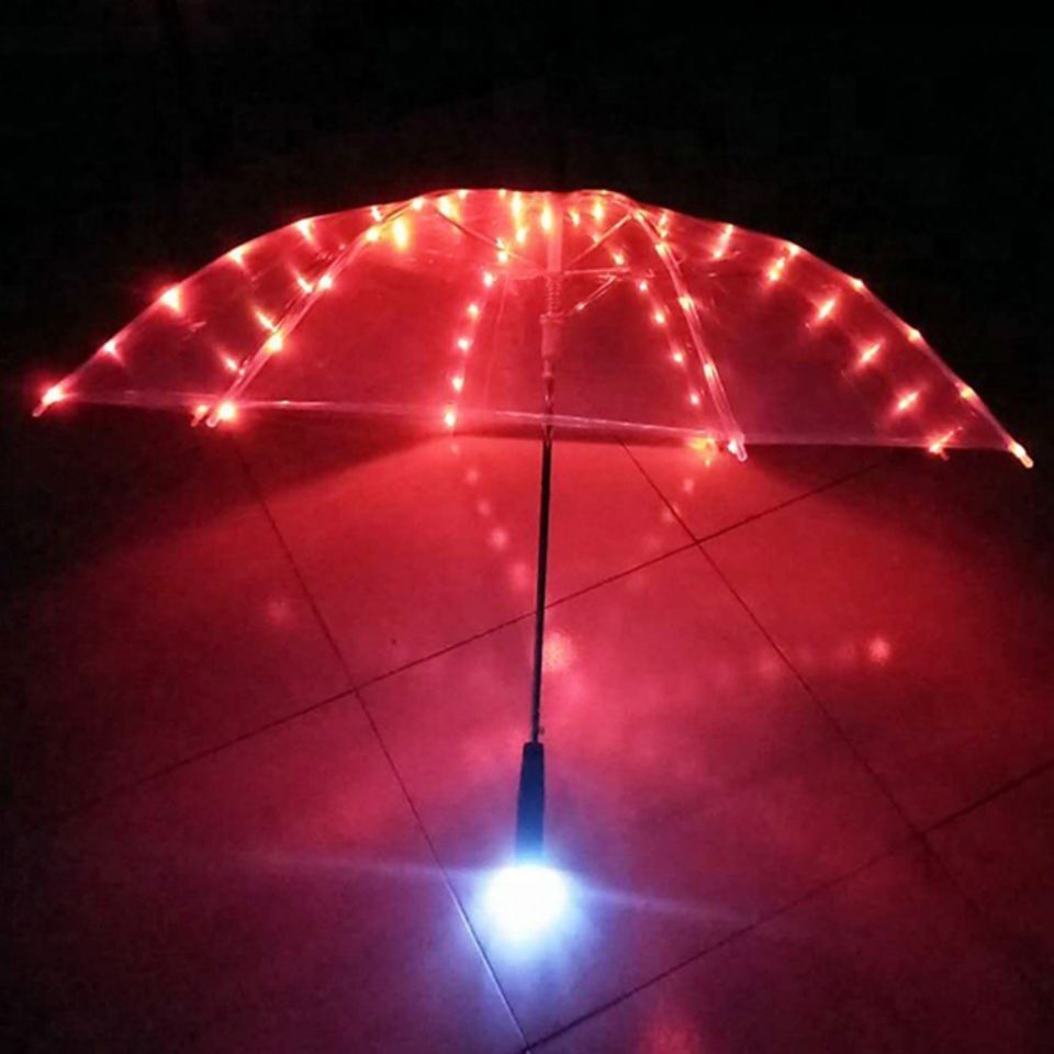 Buy Wholesale China 23 Inch Led Luminous Transparent Umbrella With ...