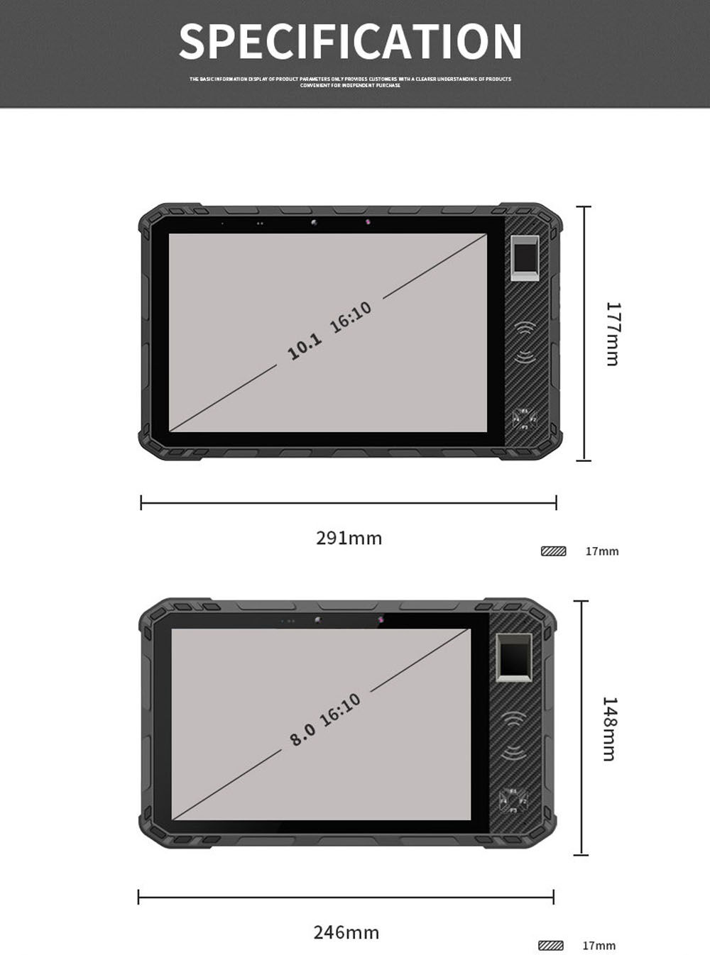Oem Odm Rugged Tablet Pc Lt808 Ip68 Waterproof Industrial Tablet 4gb ...