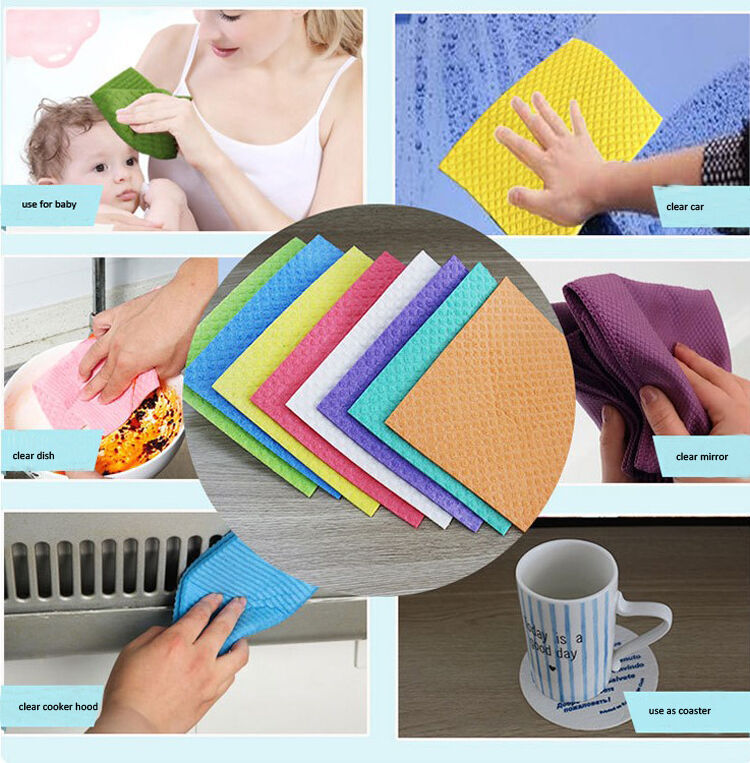 Buy Wholesale China Swedish Dishcloths Kitchen Cleaning Sponge Cloth ...