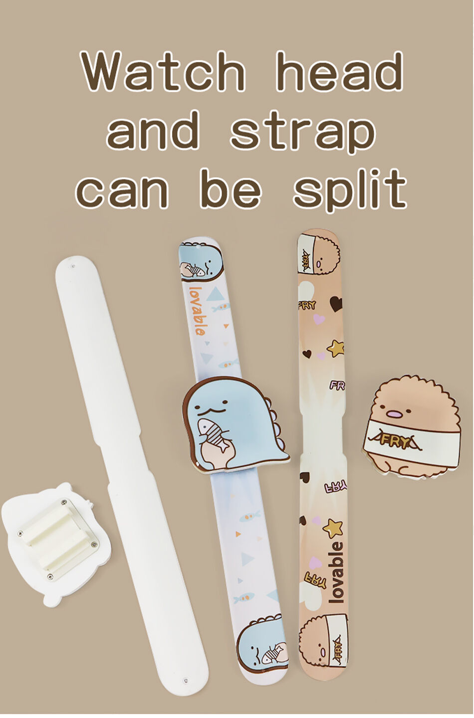 Wholesales Led Silicone Watch Cartoon Slap Digital Watches For Boys ...