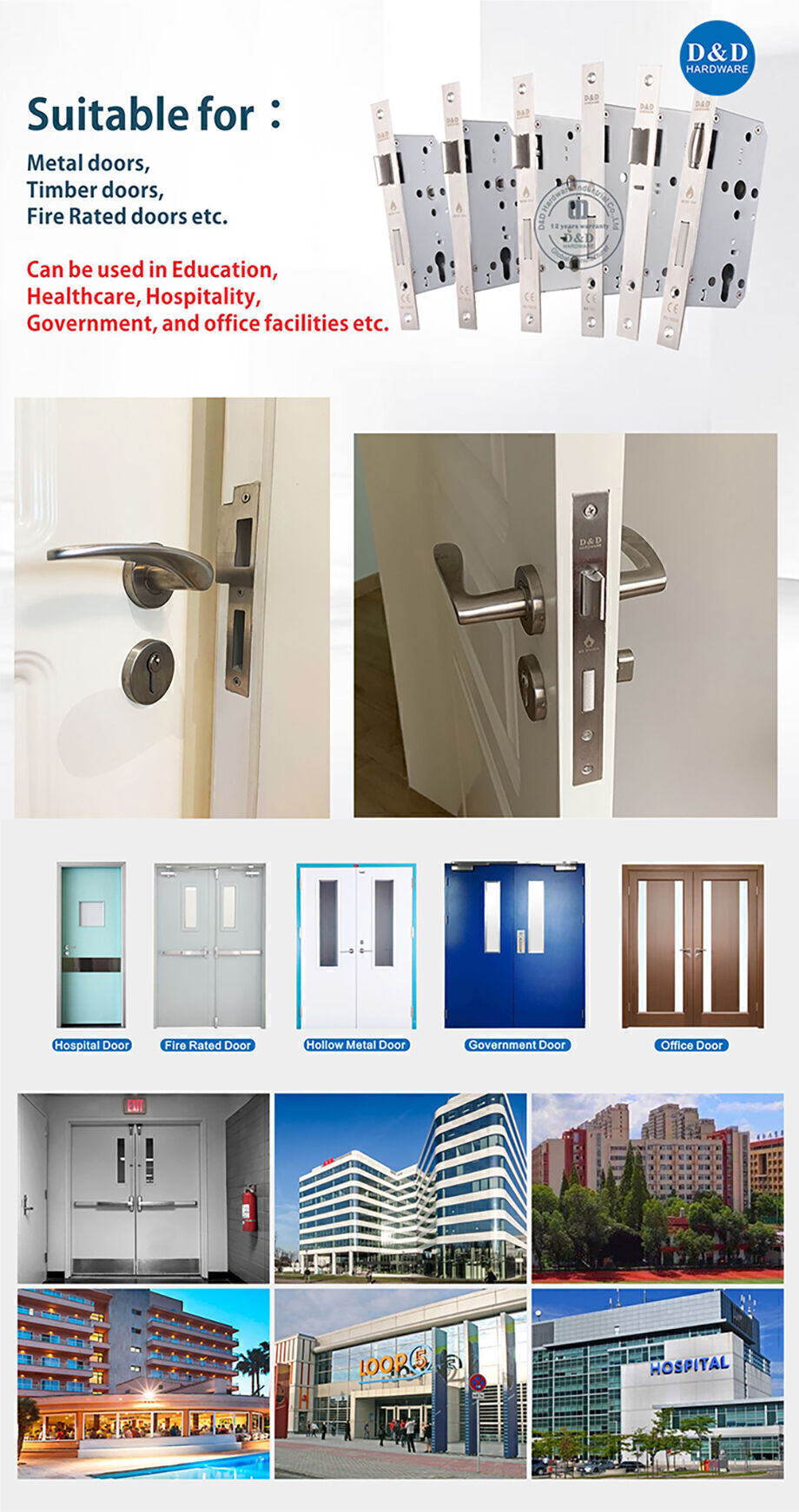 Buy Wholesale China Factory Direct Supply Stainless Steel Door Hardware ...