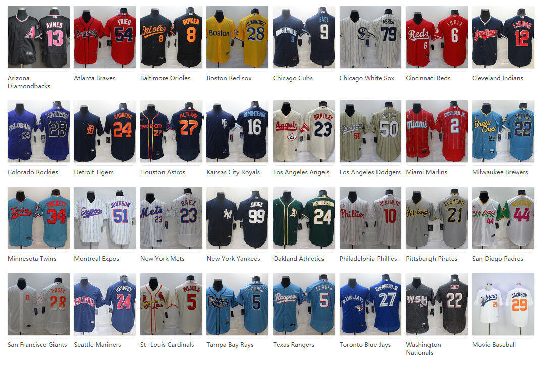 Buy Wholesale China Customized Embroidery Stitched Major League Baseball Jerseys Softball ...