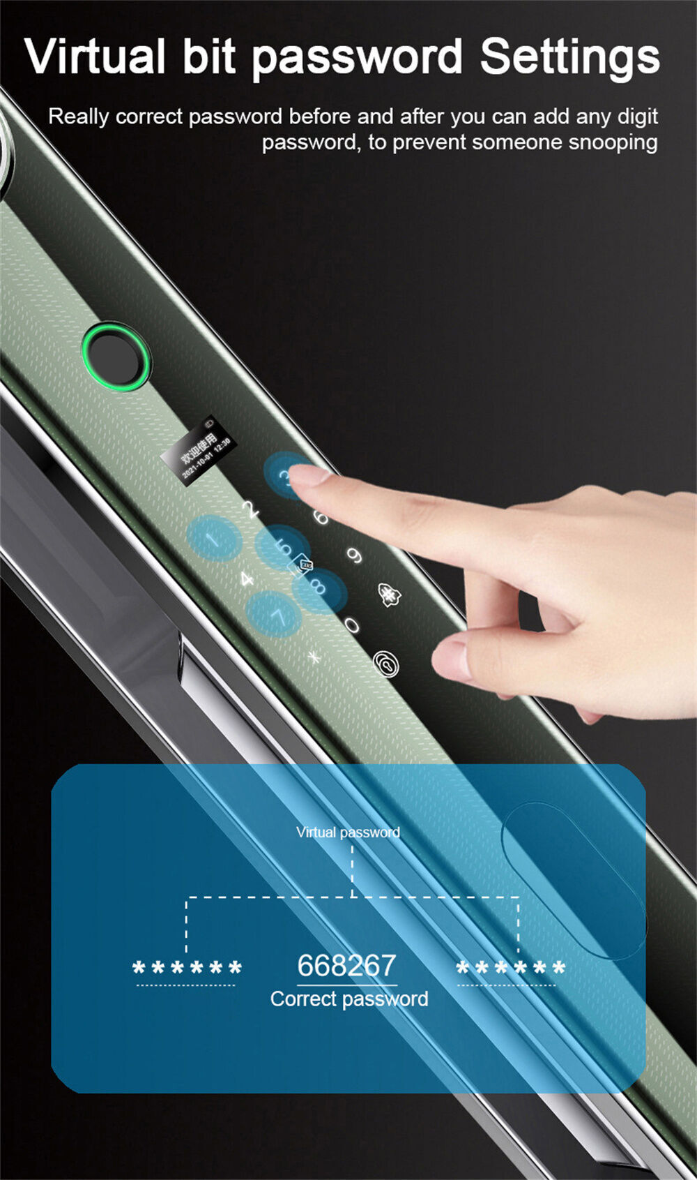 Buy Wholesale China Top Fashion Luxury Smart Lock Password Gate Lock ...