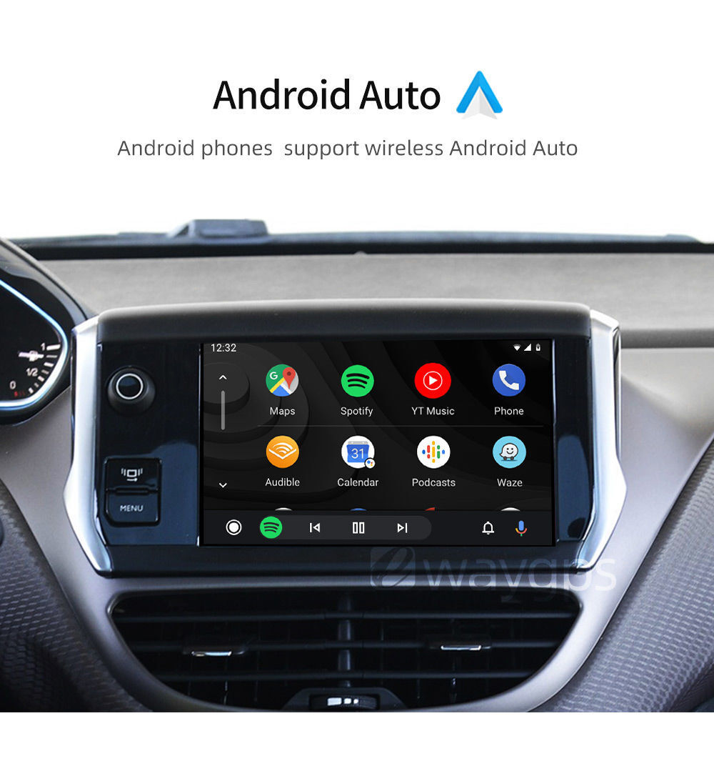 Multimedia Android Auto Wireless Carplay Interface Box For Peugeot ...