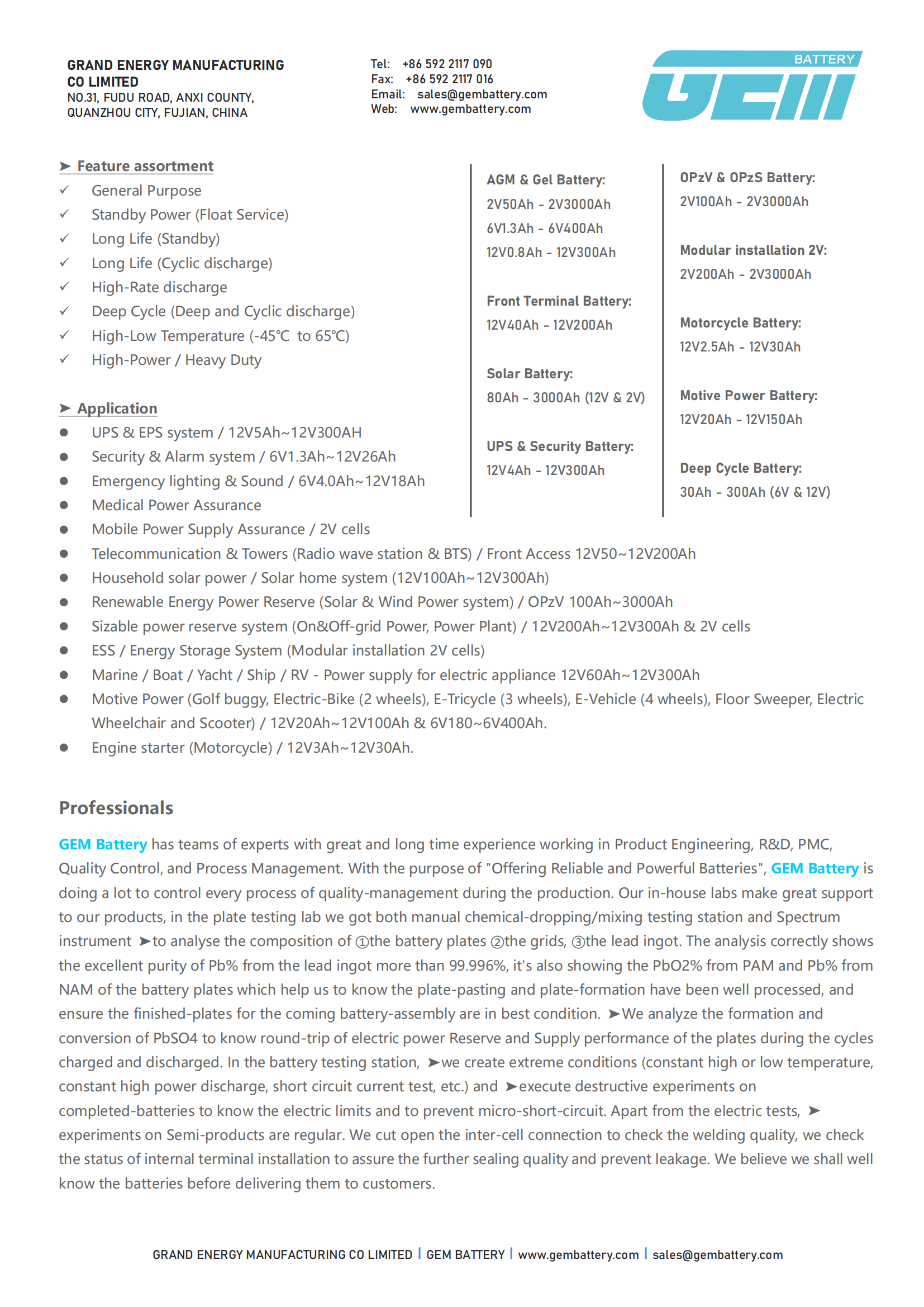 12v100ah Agm Gel Front Terminal Deep Cyclebattery For Telecom, Front ...