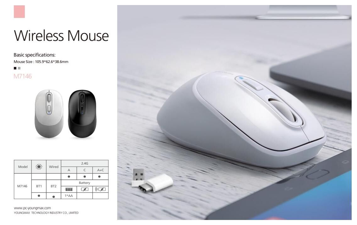 Buy Wholesale China 2.4g Wireless Mouse For Laptop, Silicon Mouse With ...