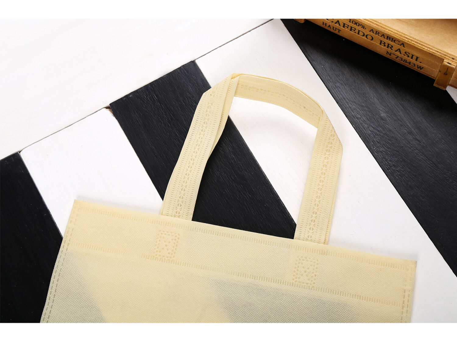 Recycled Cotton High Fashion Customized Shopping Tote Bag - China ...