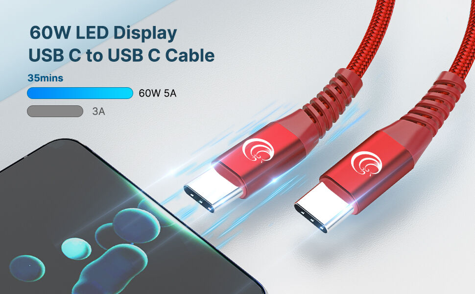 Pd Data Cable Usb-c To Usb C Pd Fast Cable Metal Pd Fast Charging Cable ...