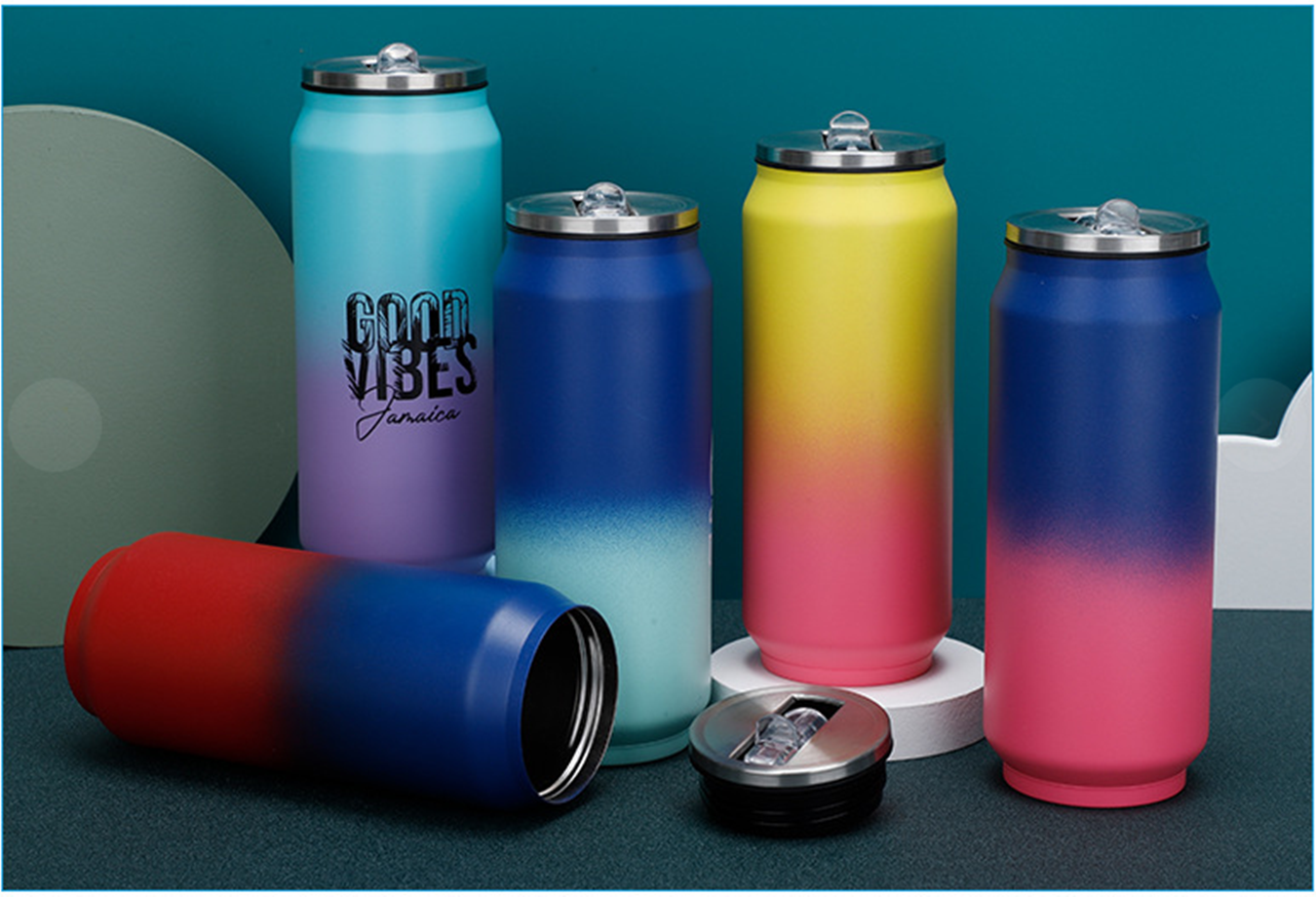 Buy Wholesale China 500ml Powder Coaitng Stailness Steel Cans Beverage ...