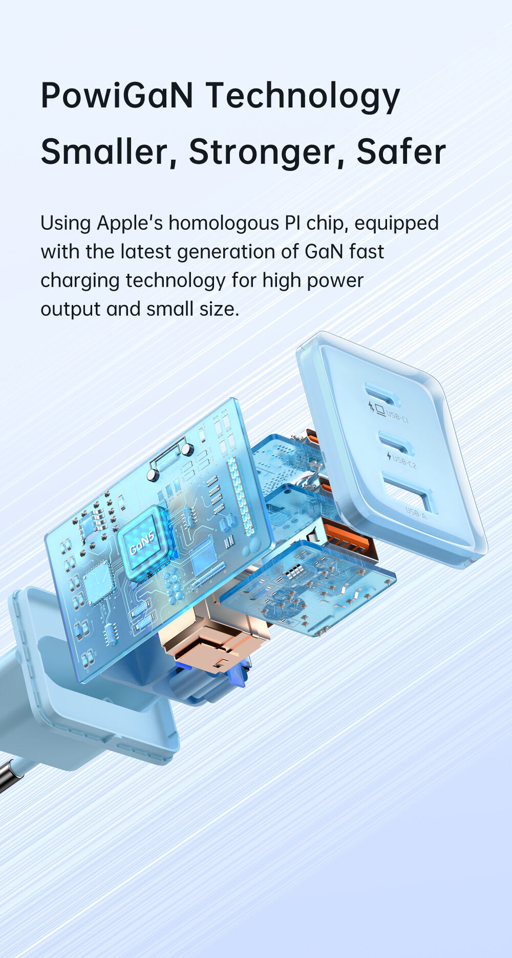 Buy Wholesale China Mcdodo Colorful Gan Charger 67w High Power Eu Plug ...