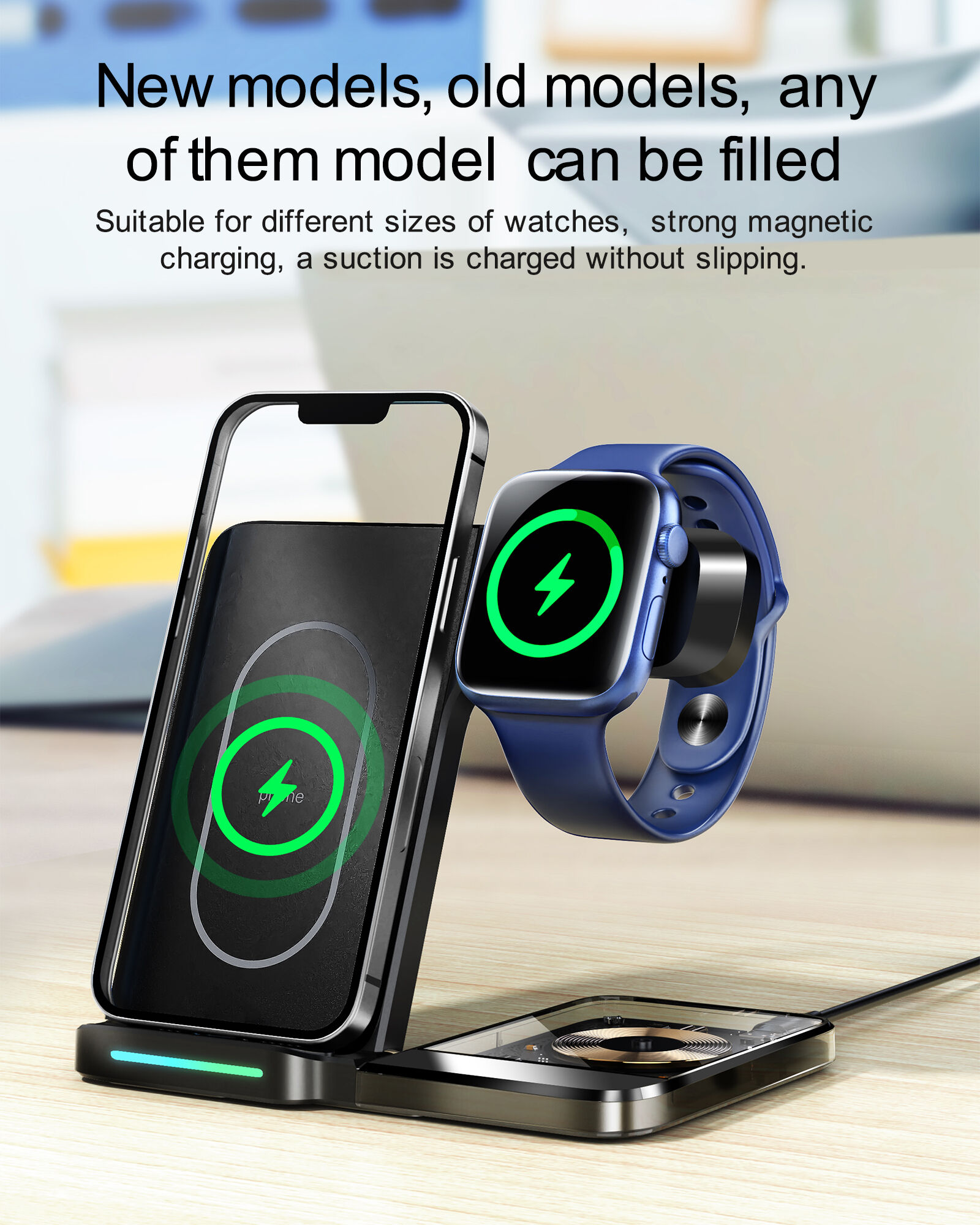 Buy Wholesale China Wholesale Foldable 15w Fast Charging Portable Qi ...