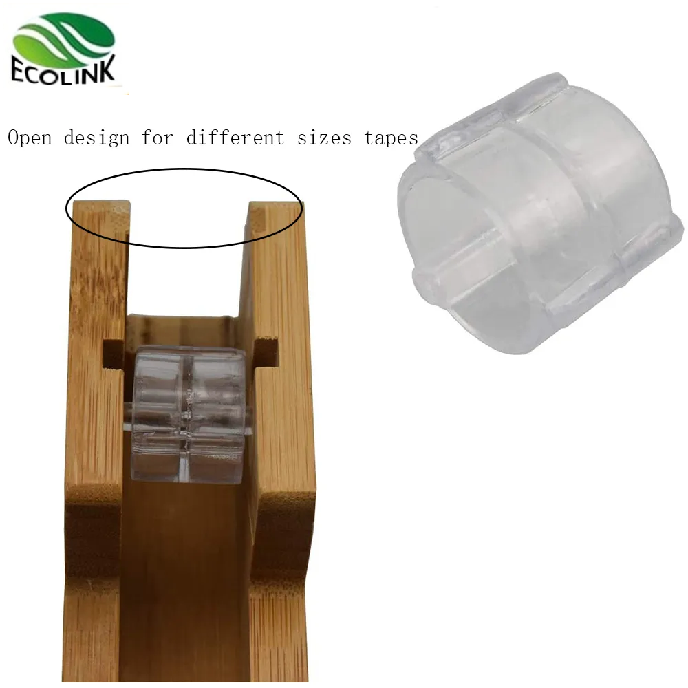 Buy Wholesale China Factory Handmade Wooden Bamboo Tape Dispenser With ...