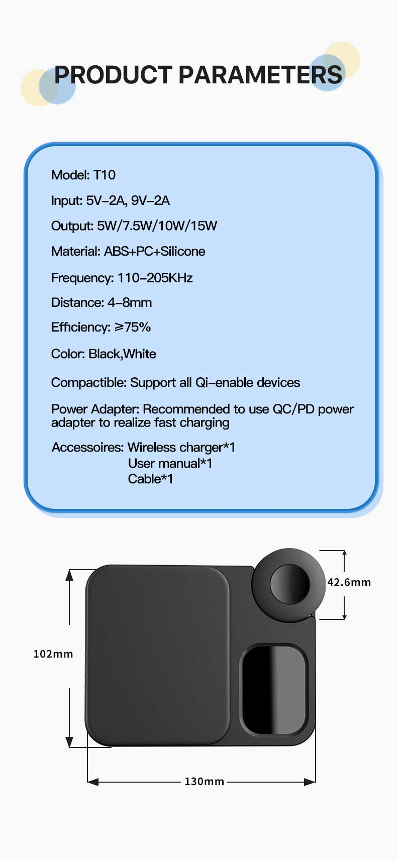 Buy Wholesale China 3 In 1 Foldable Wireless Charging & Wireless ...