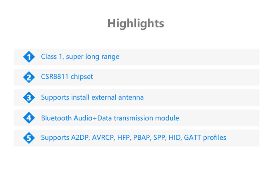 Buy Wholesale China Professional Class 1 18.5 Dbm Long Range Csr8811 ...