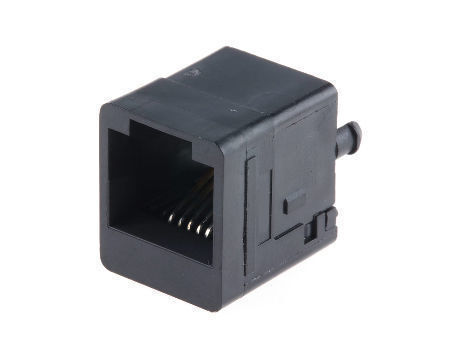 Straight Rj11 Jack Connector, 6p6c Female Socket Rj11 Modular Jack ...