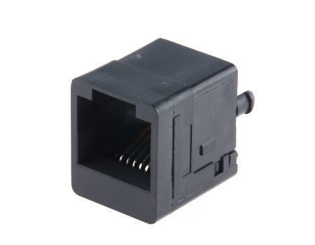Straight Rj11 Jack Connector, 6p6c Female Socket Rj11 Modular Jack ...