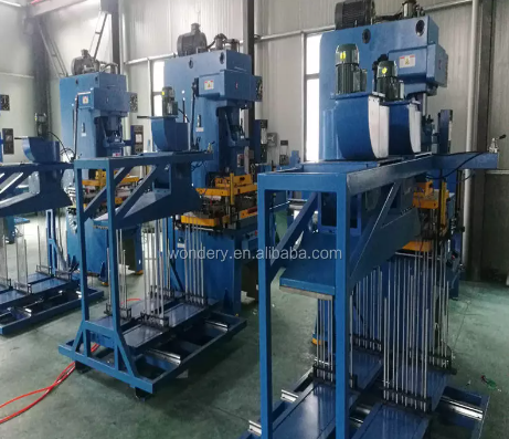 Wondery Aluminium High Speed Plc Pneumatic Fin Press Machine Line ...