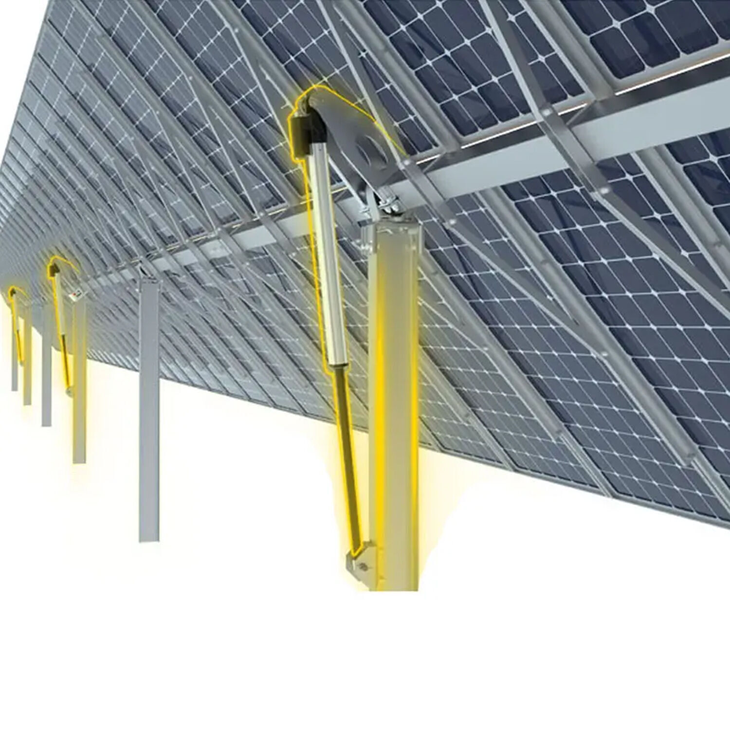 Buy Wholesale China Single Axis Ground Racking Structure Mounting ...