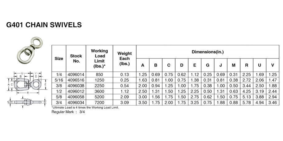 Achetez en gros Chaîne Pivotante Pivotante Galvanisée à Chaud, Type ...
