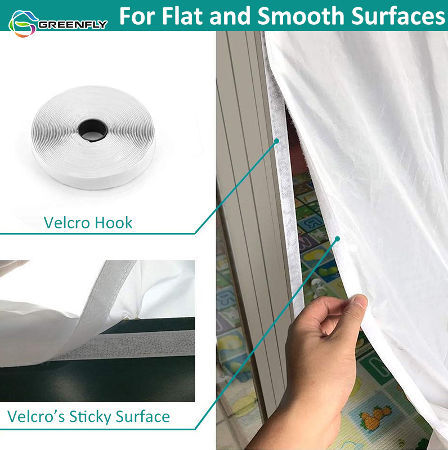 Greenfly Jjpro Window Sealing Cloth With Zipper Hook And Loop Fastener ...
