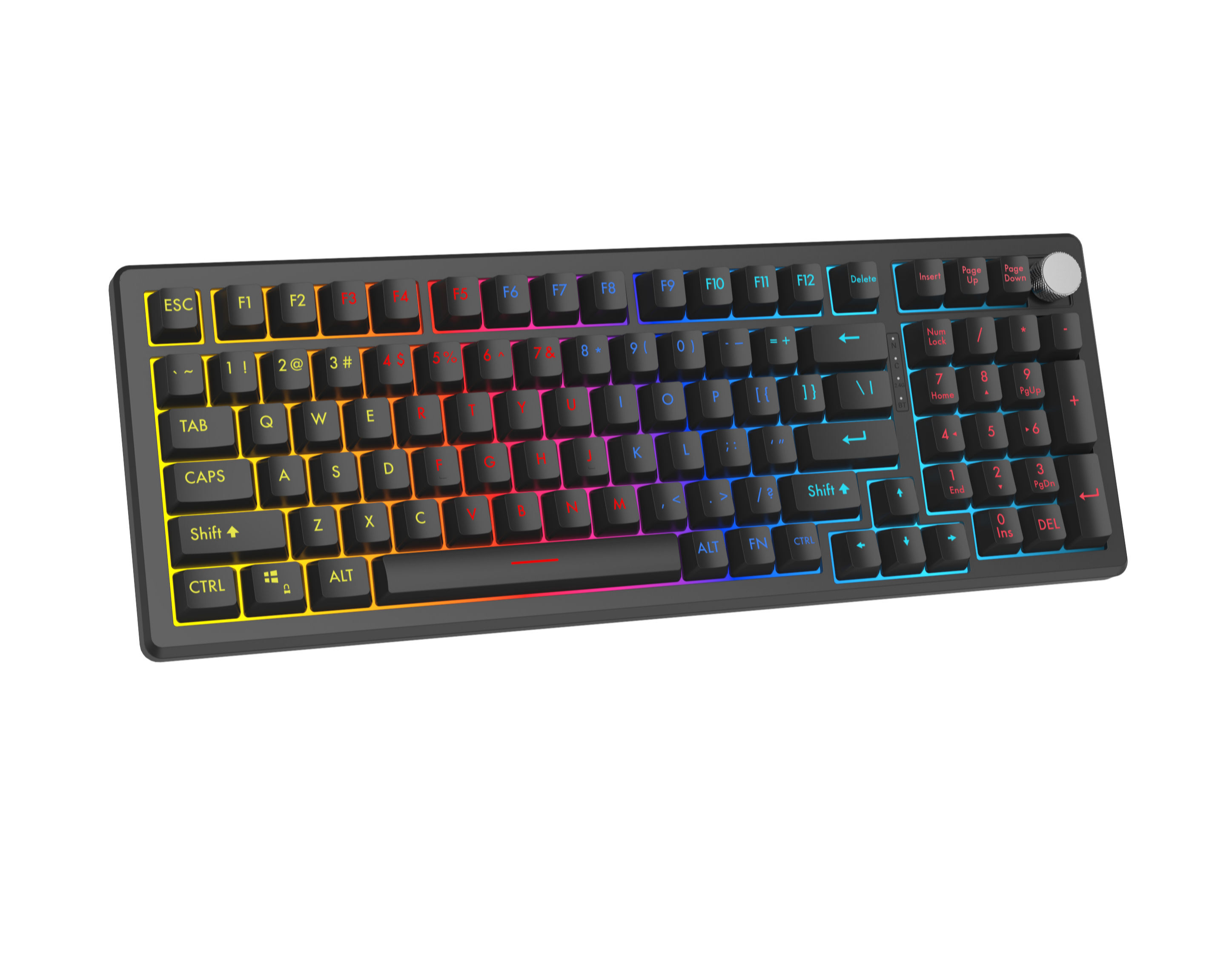 Buy Wholesale China Wired+2.4g+bt Three Mode Rgb Mechanical Keyboard ...
