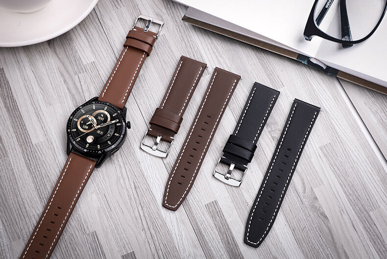 Buy Wholesale China Leather Watch Bands For Apple 42/44mm Genuine ...