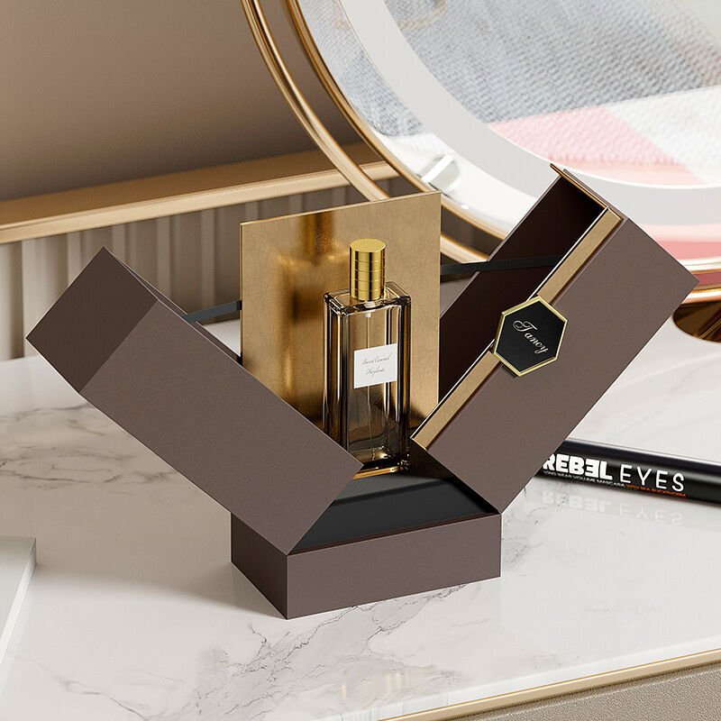Free Sample Customized Luxury Cardboard Perfume Box Bottle Box Double ...