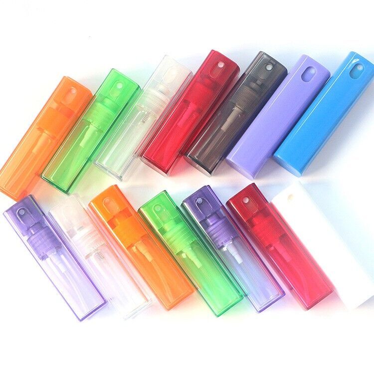 10ml Square Shape Pp Spray Bottle Inner Glass Bottle For Perfume Bottle ...
