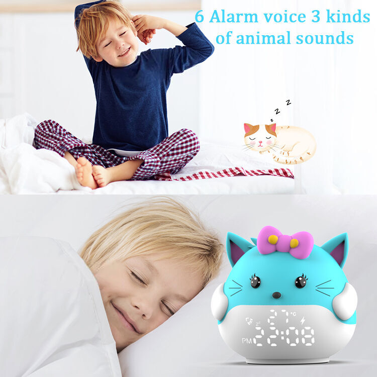 Buy Wholesale China Cat Animal Clock Mini Silicone Clock Children's Led ...
