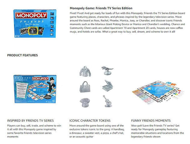 Buy Wholesale China Monopoly Friends The Monopoly Friendsboard Game For ...