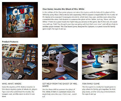 Buy Wholesale China Hasbro Clue Game; Incudes The Ghost Of Mrs. White ...