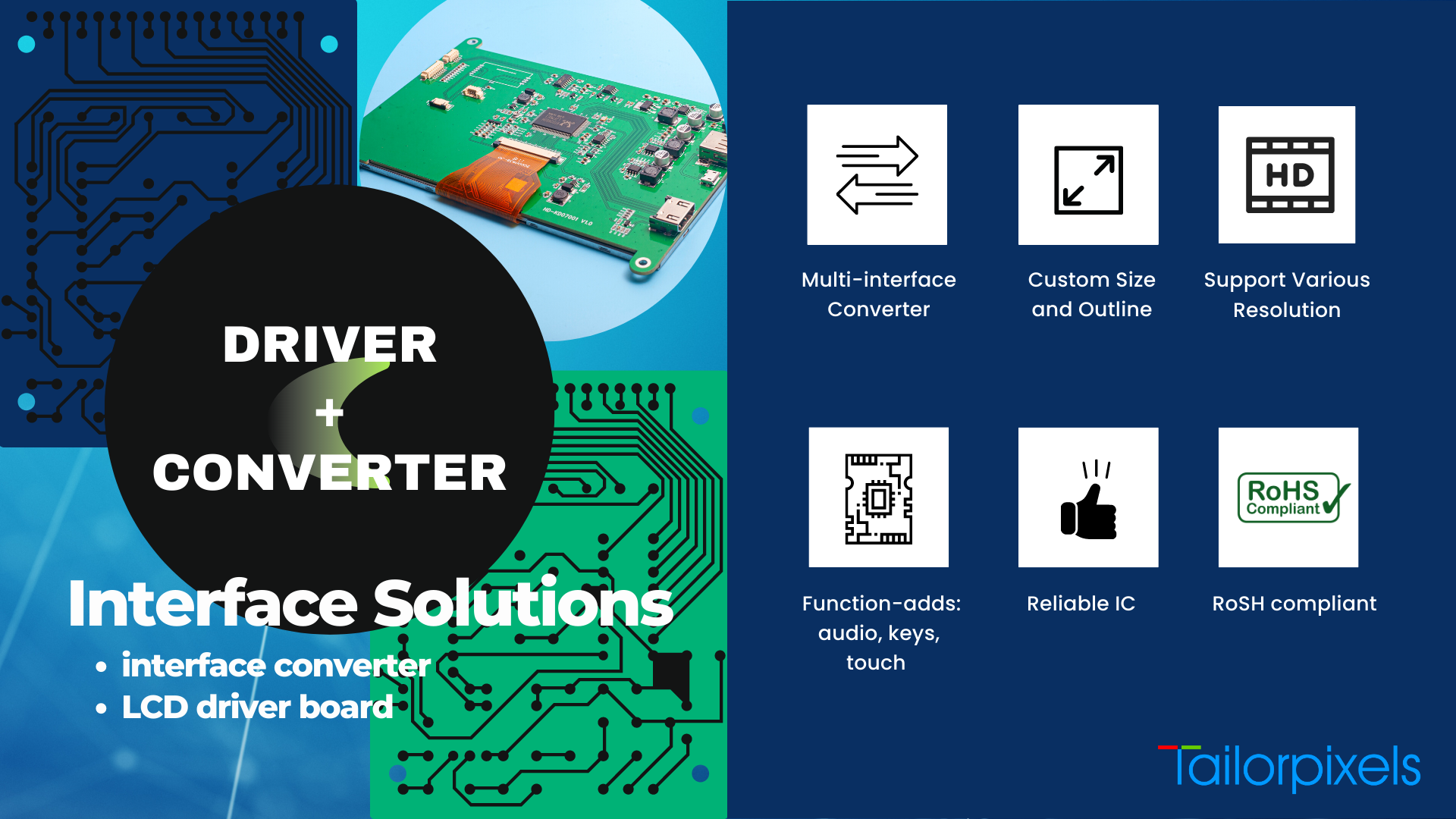 Lcd Control Board, Lvds 60-pin To Lvds 20-pin $3.7 - Wholesale China ...