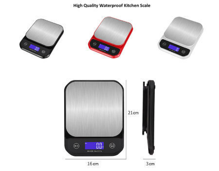 Buy Wholesale China 10kg Ip67 Waterproof Kitchen Scale Usb Weight Scale ...